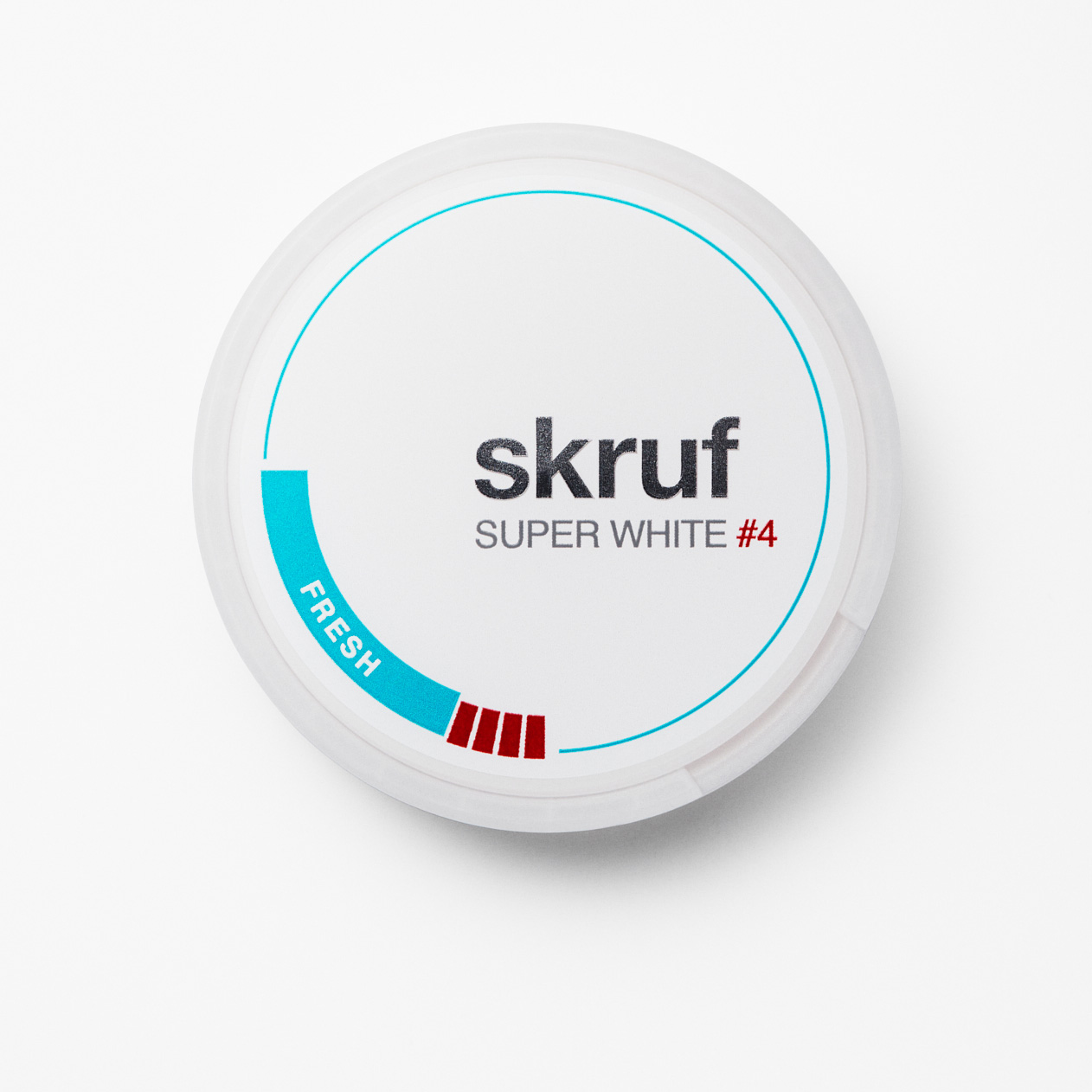 skruf Super White Slim Fresh #4 - Skruf Snus