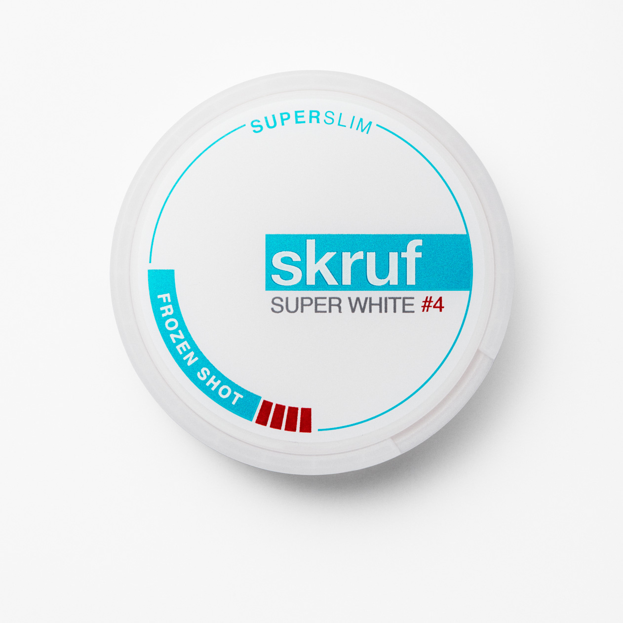 skruf Super White Frozen Shot #4 - Skruf Snus